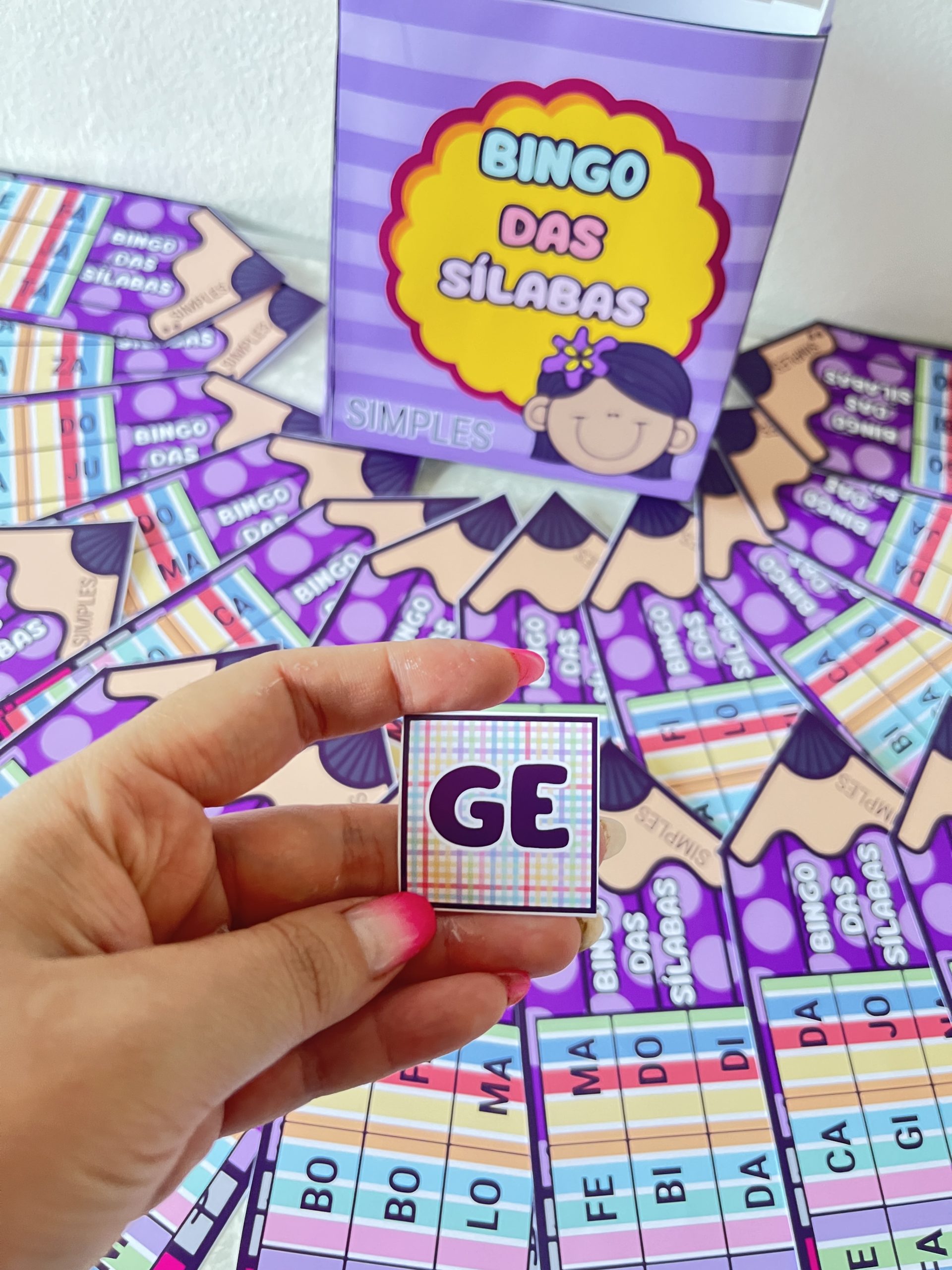 Bingo das sílabas – Simples – Mari Recursos Criativos